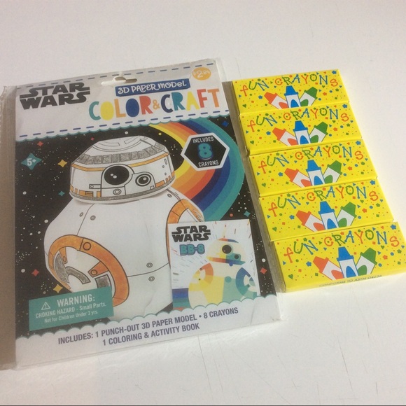 Star Wars | Toys | Star Wars Bbq Droid 3d Diy Paper Model 28 Crayons ...